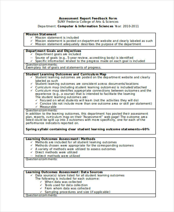 FREE 23+ Student Feedback Form Samples, PDF, MS Word, Google Docs
