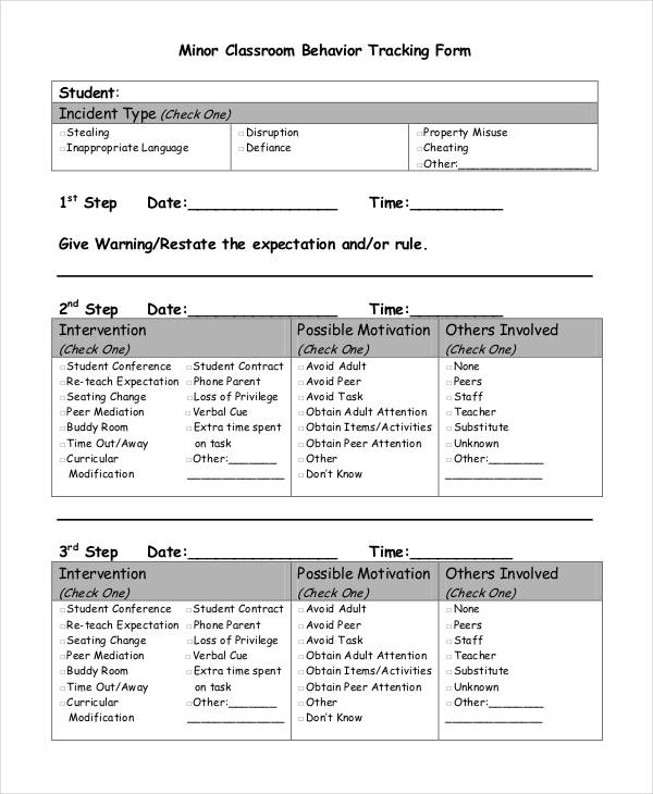 FREE 32+ Printable Tracking Forms in PDF | MS Word | Excel