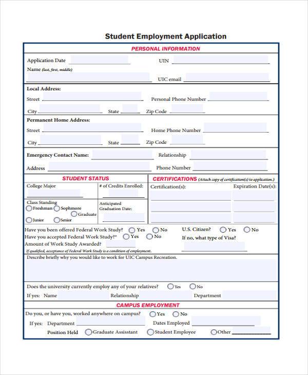 FREE 51+ Application Forms in PDF | MS Word | Excel