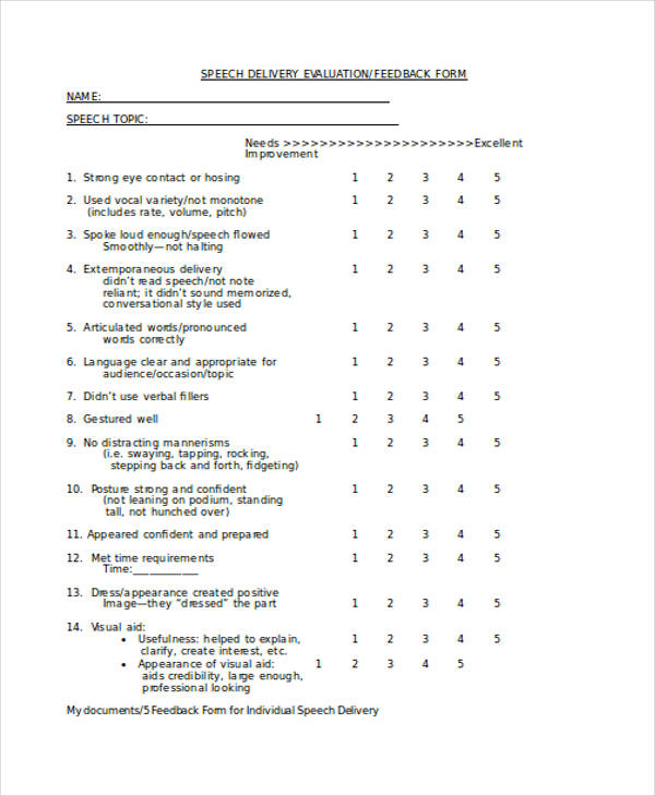 FREE 23+ Student Feedback Form Samples, PDF, MS Word, Google Docs