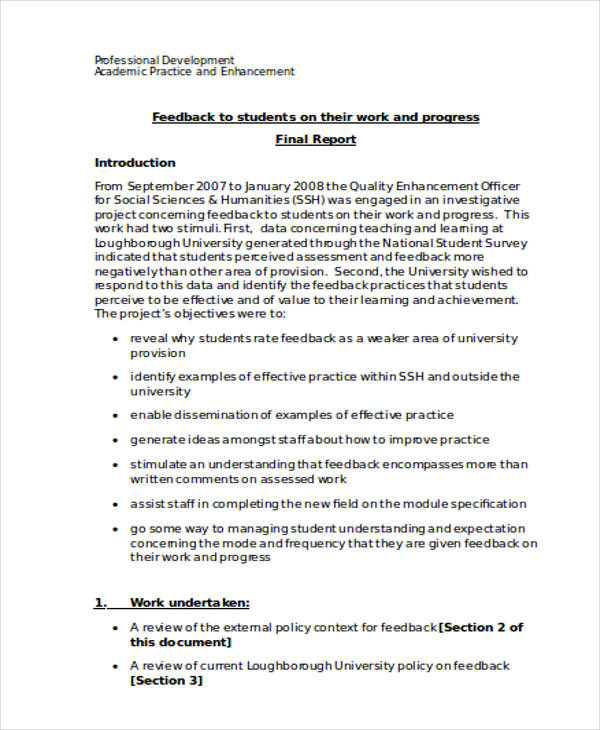 FREE 23+ Student Feedback Form Samples, PDF, MS Word, Google Docs