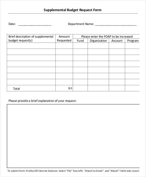 FREE 11 Sample Budget Request Forms In PDF Excel MS Word FREE 11 Sample Budget Request Forms In PDF Excel MS Word