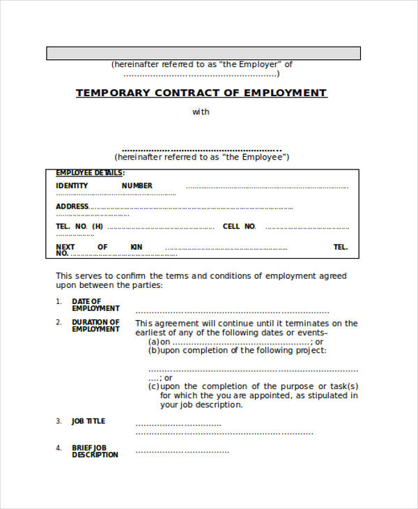 FREE 39+ Contract Form Samples, PDF, MS Word, Google Docs