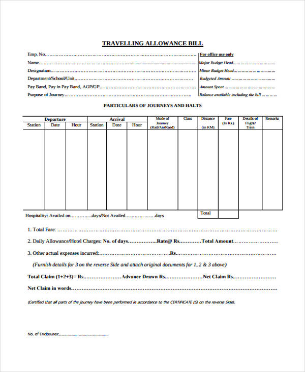 FREE 35+ Travel Form Samples, PDF, MS Word, Google Docs, Excel