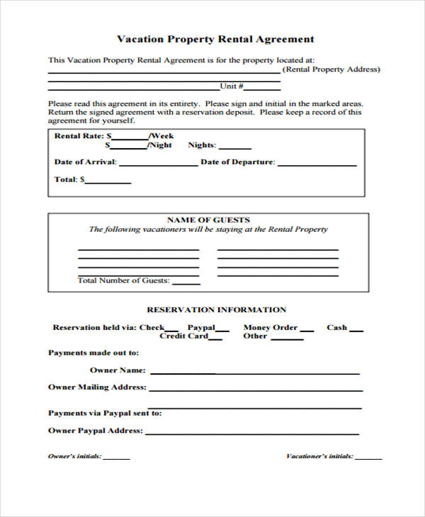 FREE 11+ Sample Property Agreement Forms in PDF | MS Word