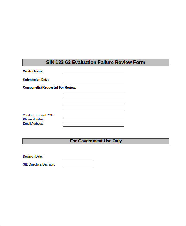 FREE 17+ Review Forms in Excel | PDF