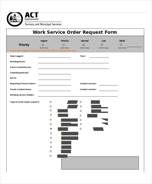 FREE 20+ Service Forms in Excel
