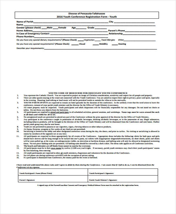 FREE 24+ Conference Registration Forms in PDF | Excel | MS Word
