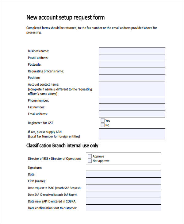 Free 11 Accounting Request Forms In Pdf Excel Ms Word