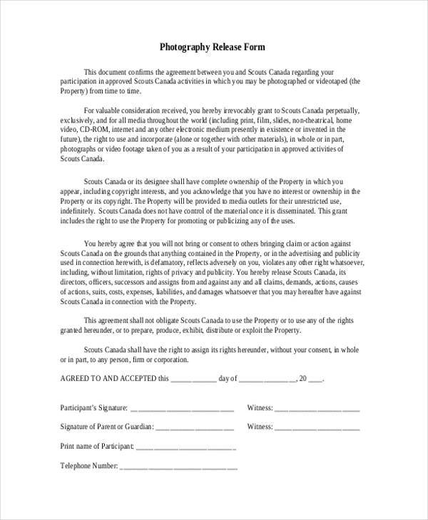 FREE 22+ Print Release Forms in PDF | MS Word