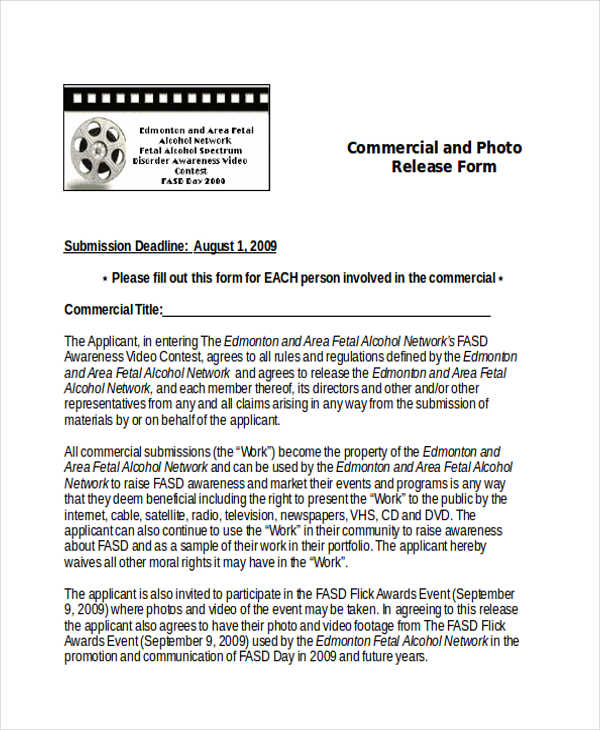 FREE 21+ Print Release Forms in PDF | MS Word