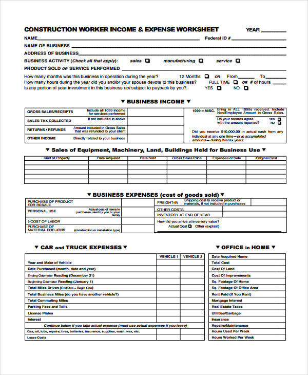 FREE 32+ Expense Report Form Samples, PDF, MS Word, Google Docs, Excel