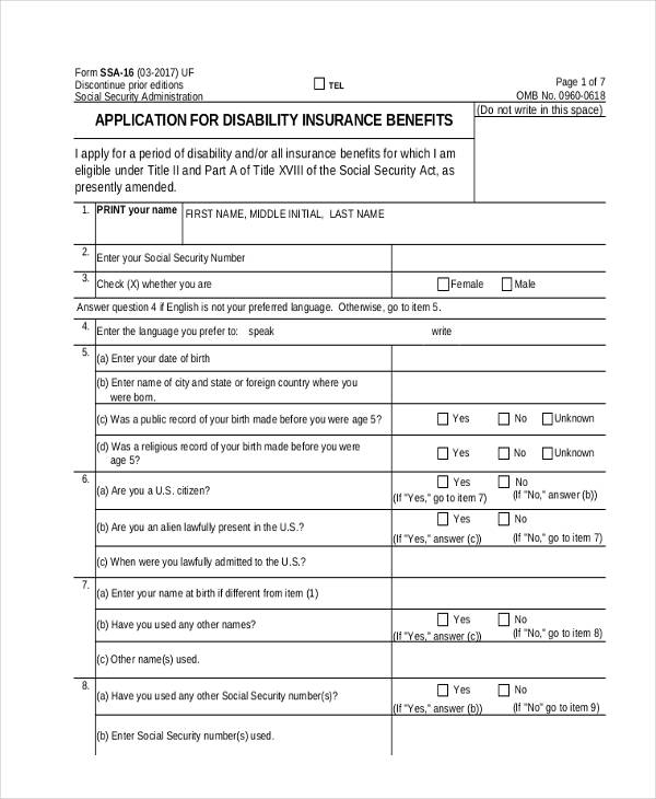FREE 35+ Medical Application Form Samples, PDF, MS Word, Google Docs