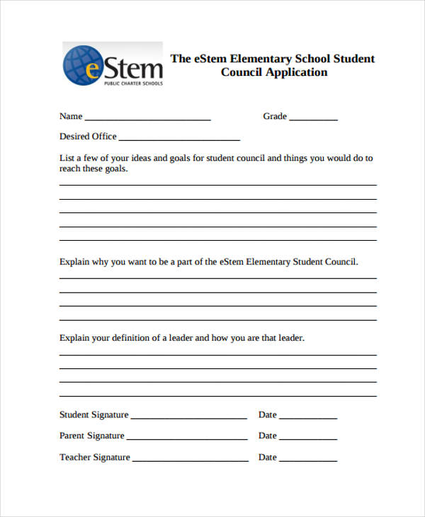 FREE 40 Student Application Forms In PDF