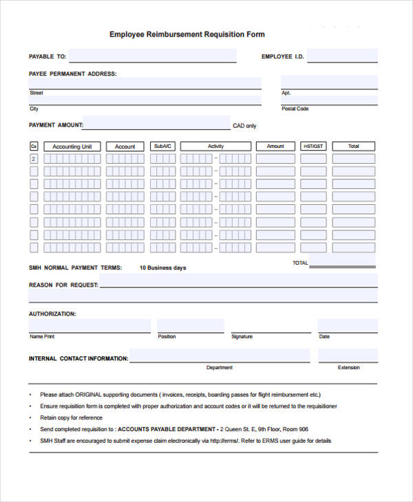 FREE 9+ Employment Requisition Forms in PDF | Excel | MS Word