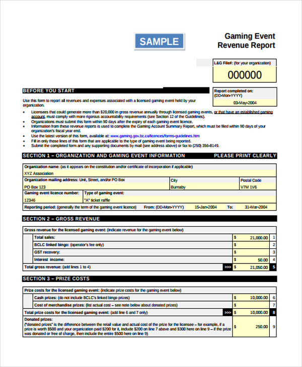 FREE 32+ Expense Report Form Samples, PDF, MS Word, Google Docs, Excel