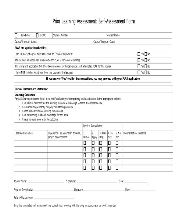 FREE 24 Sample Interview Assessment Forms In PDF MS Word