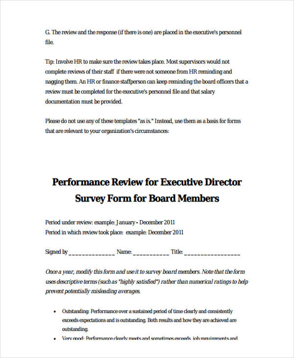 FREE 25+ Performance Appraisal Form Samples, PDF, MS Word, Google Docs