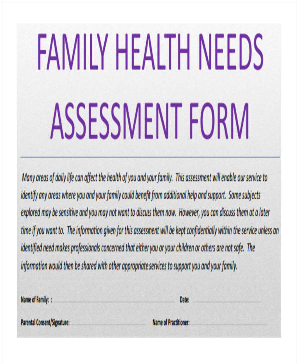 FREE 35+ Needs Assessment Form Samples, PDF, MS Word, Google Docs, Excel
