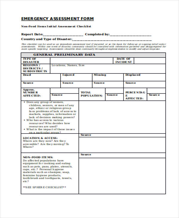 FREE 35+ Needs Assessment Form Samples, PDF, MS Word, Google Docs, Excel