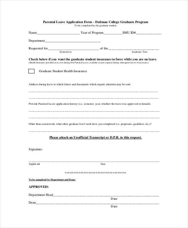 FREE 44+ Student Application Form Samples, PDF, MS Word, Google Docs, Excel