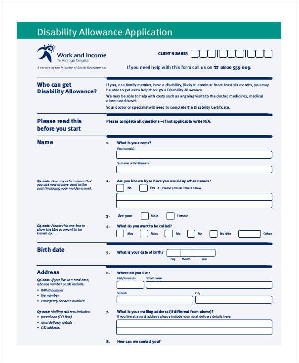 FREE 32+ Medical Application Forms in PDF