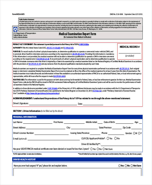 FREE 35+ Medical Application Form Samples, PDF, MS Word, Google Docs