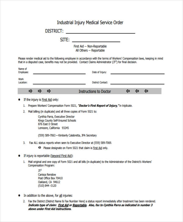 FREE 11+ Sample Medical Order Forms in PDF | Excel