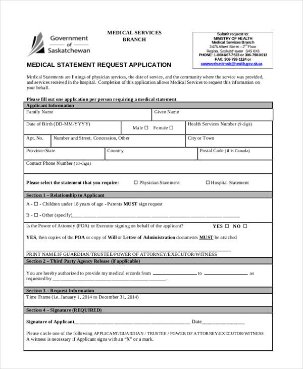 FREE 35+ Medical Application Form Samples, PDF, MS Word, Google Docs