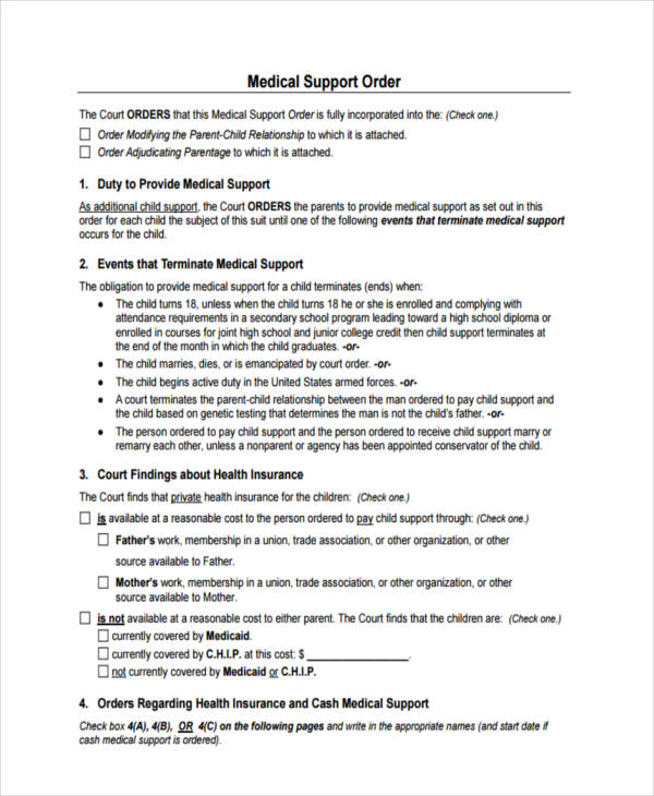 FREE 11+ Sample Medical Order Forms in PDF | Excel