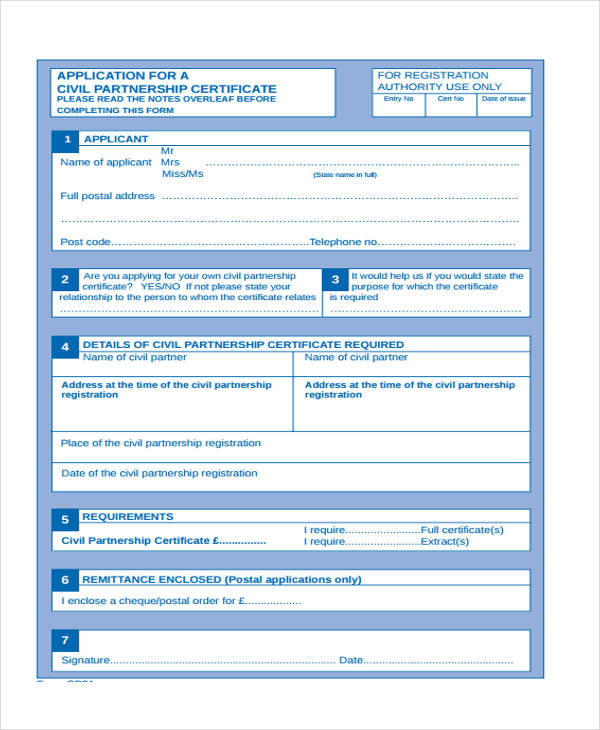 FREE 13+ Sample Partnership Application Forms in PDF | MS Word