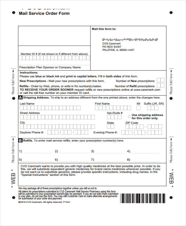 FREE 33+ Sample Service Order Forms in PDF | MS Word | Excel