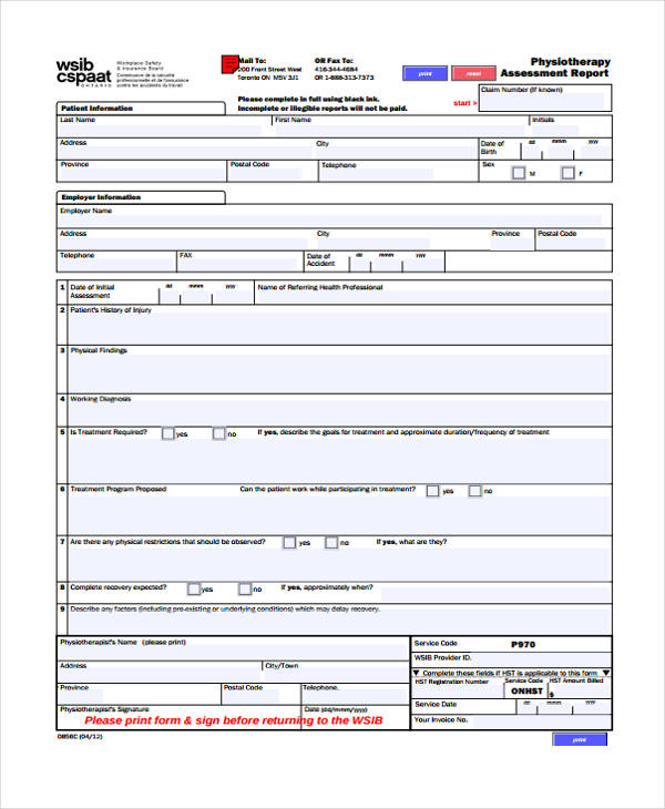 FREE 36+ Assessment Form Samples, PDF, MS Word, Google Docs