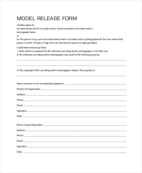 FREE 15+ Interview Release Forms in PDF | MS Word