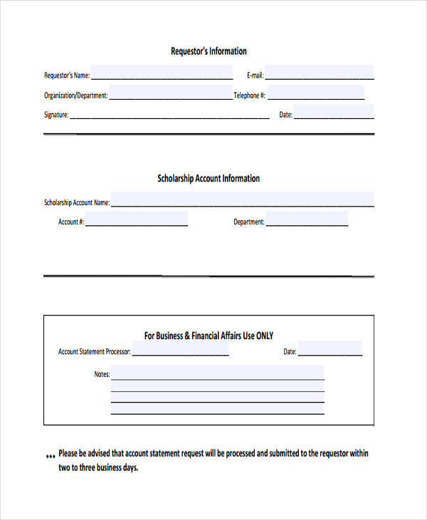 FREE 6+ Accounting Statement Forms in PDF