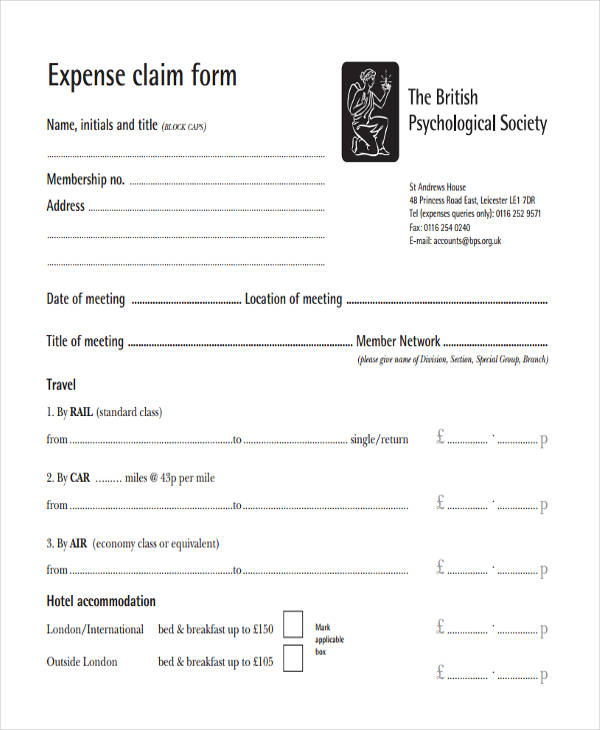 FREE 7+ Claim Accounting Forms in PDF