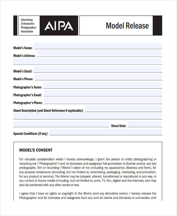 FREE 25+ Print Release Form Samples, PDF, MS Word, Google Docs