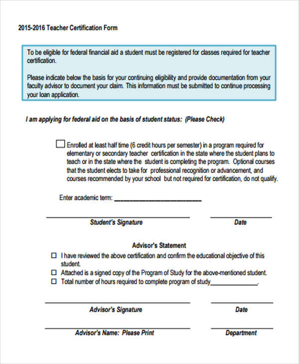 FREE 8+ Teacher Employment Forms in PDF