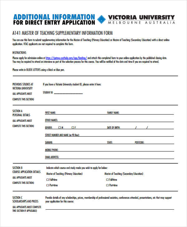 FREE 8+ Teacher Employment Forms in PDF