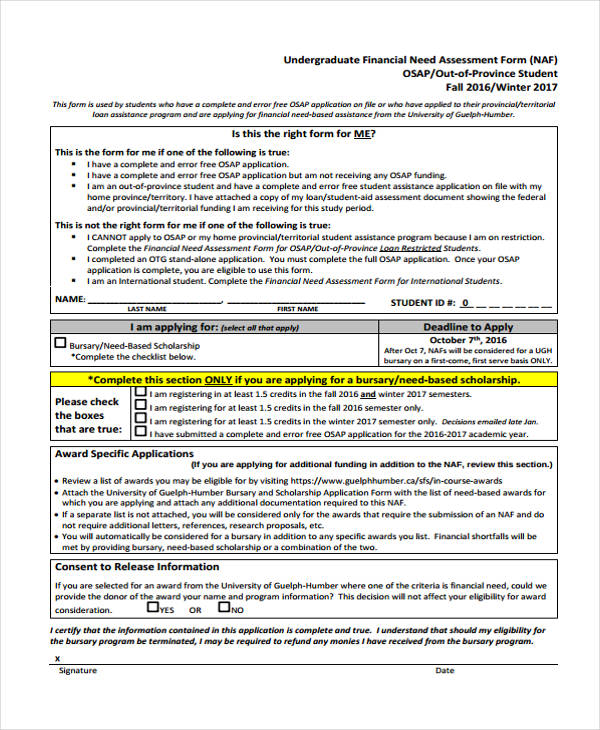 FREE 35+ Needs Assessment Form Samples, PDF, MS Word, Google Docs, Excel