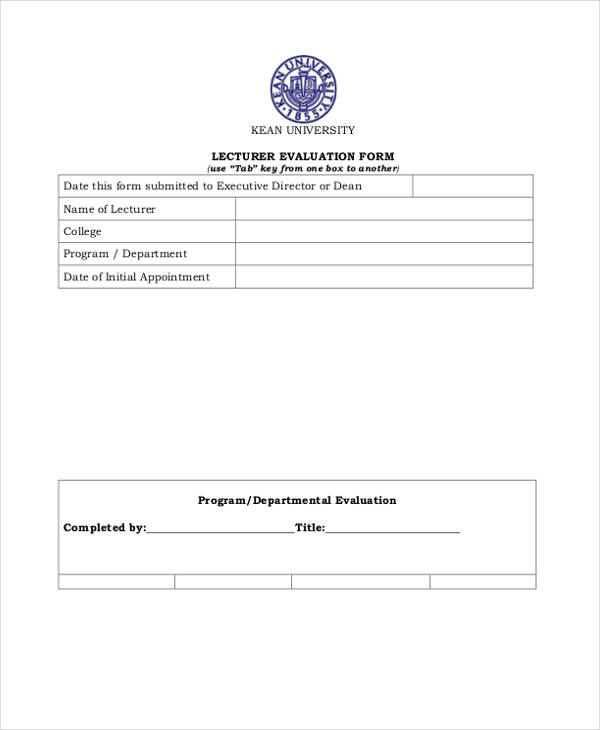 FREE 13+ Form for Lecture Feedback Samples, PDF, MS Word, Google Docs