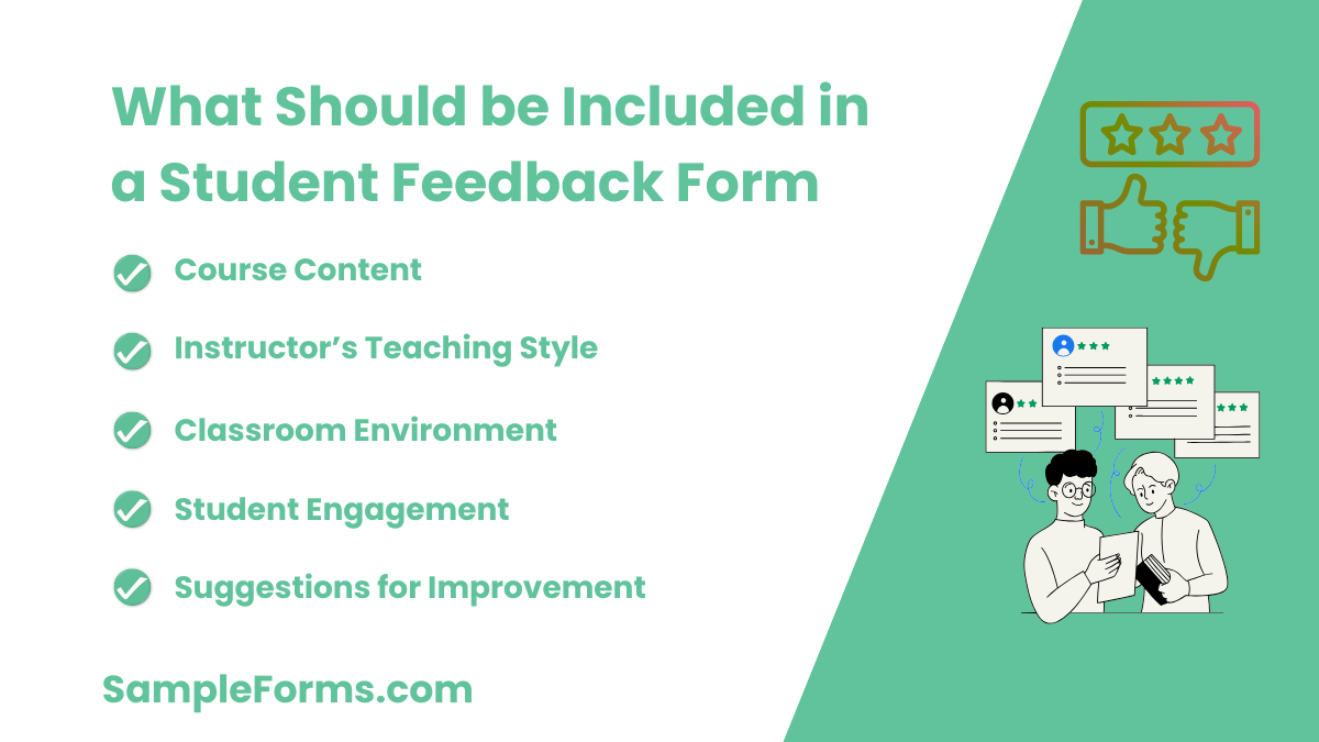 FREE 23+ Student Feedback Form Samples, PDF, MS Word, Google Docs