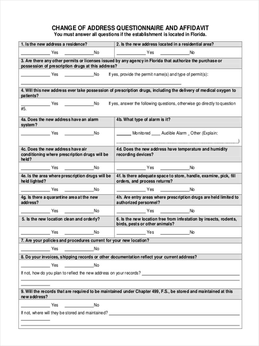 FREE 11+ Correction Affidavit Form Samples, PDF, MS Word, Google Docs