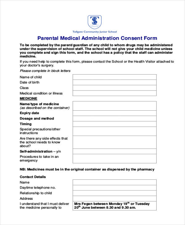 FREE 20+ Medical Consent Forms in PDF | Ms Word