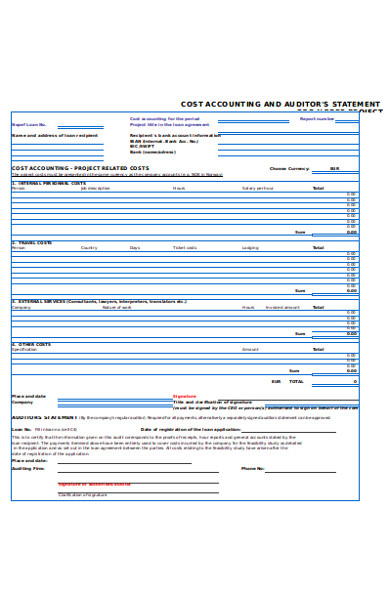 FREE 20+ Accounting Forms in PDF | Ms Word | Excel