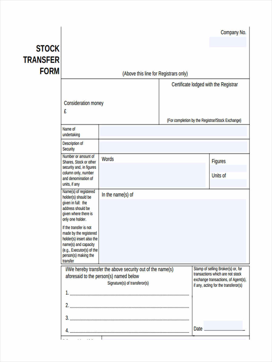 Replacement Stock Certificates Computershare Forms Printable 