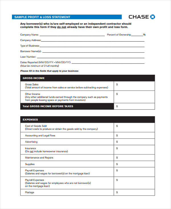 FREE 7+ Business Statement Forms in MS Word | PDF