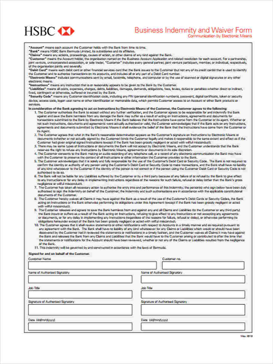 FREE 5+ Business Liability Forms in PDF