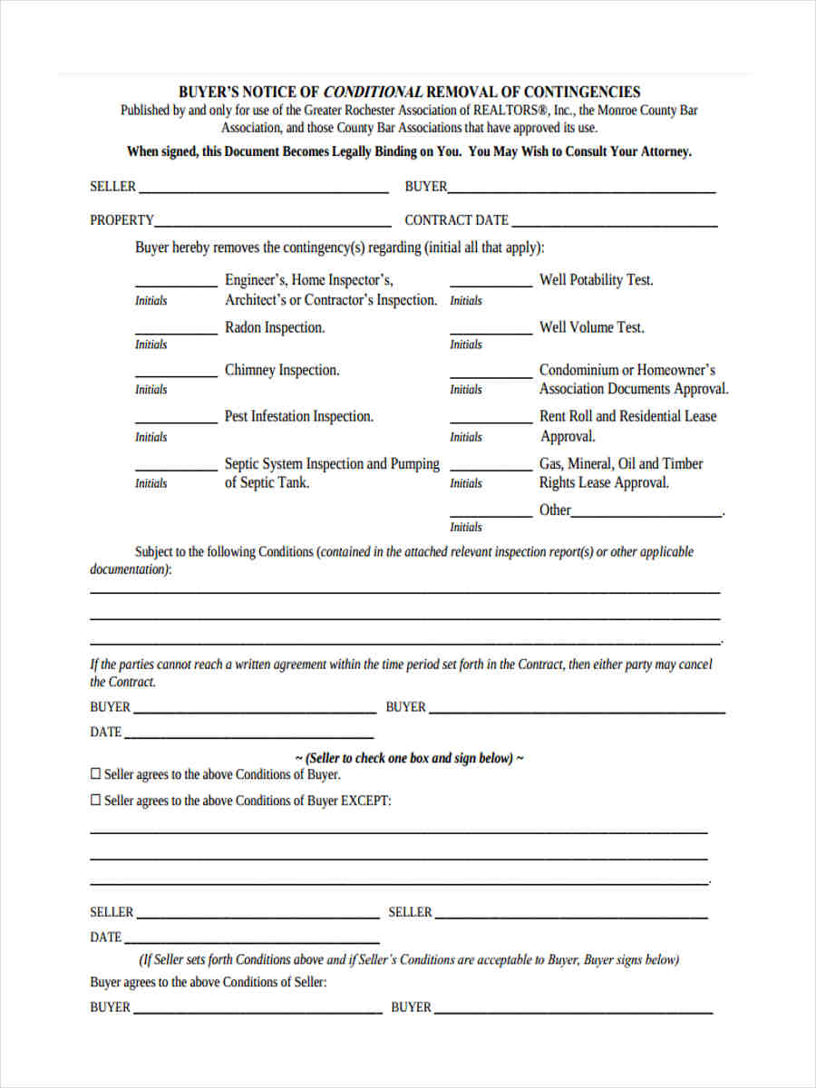 FREE 7+ Sample Notice of Removal Forms in MS Word | PDF