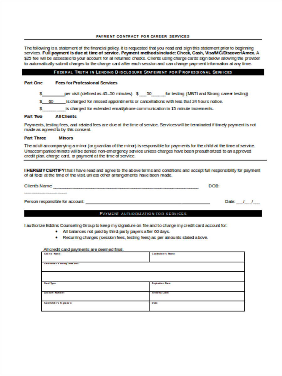 FREE 9+ Career Counseling Form Samples, PDF, MS Word, Google Docs